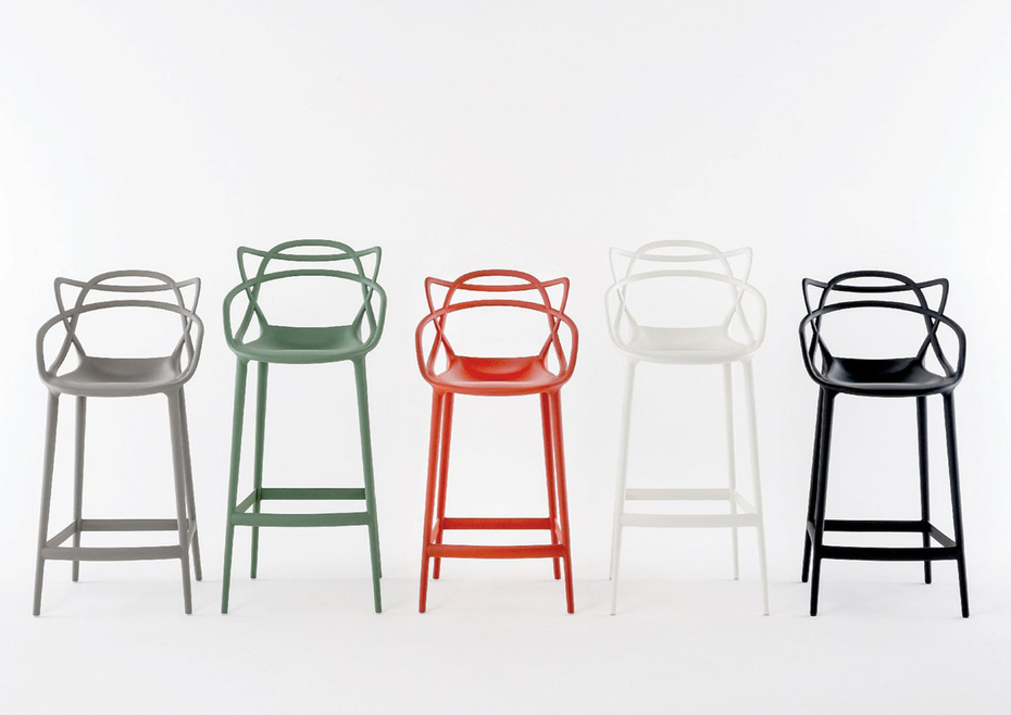Masters Stool by Kartell, design Philippe Starck con Eugeni Quitllet
